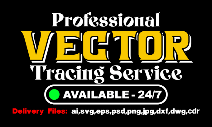 Do vector tracing or vectorize image perfectly by Vectorxcel | Fiverr