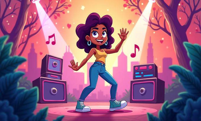 Create professional 2d music video animation by Helloanimator | Fiverr