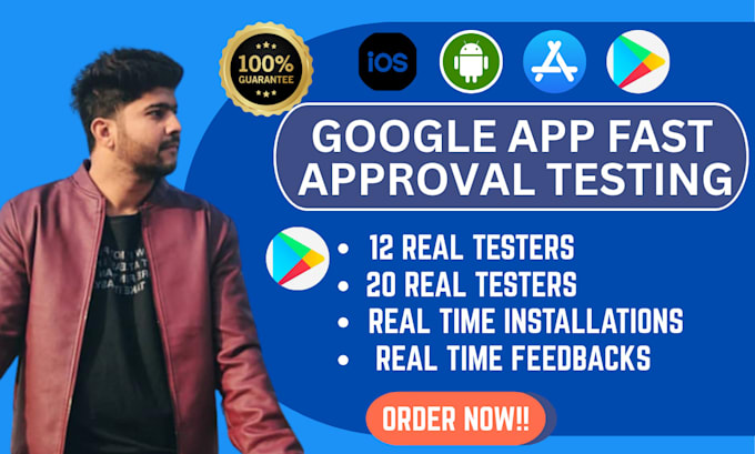 Google play testers 20 app testers 12 testers for ios and android ...