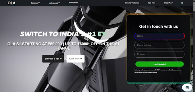 Develop a responsive website using html, css, javascript, reactjs ...