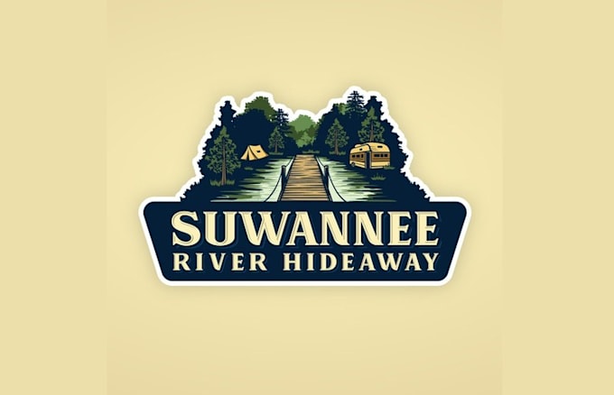 Design unique riverfront campground logo by Bud_kuvalis | Fiverr