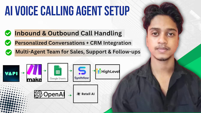 Create ai voice calling agents with vapi ai, synthflow bland ai and ...