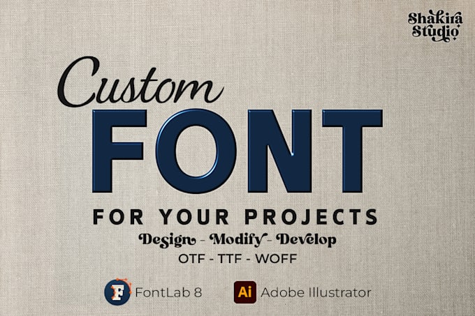 Turn your logo or handwriting into a premium font ttf, otf, woff by ...