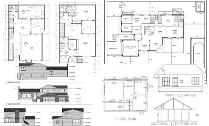 Draw both 2d and 3d plans renovation and home addition drawings for ...