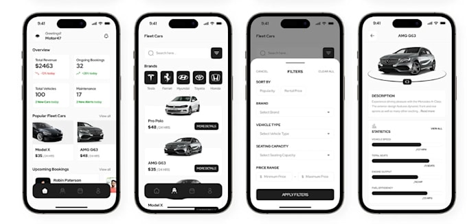Create fleet management app, truck fleet management app, car fleet ...