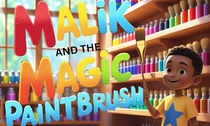 Draw cute children book cover, format child book illustration, book ...