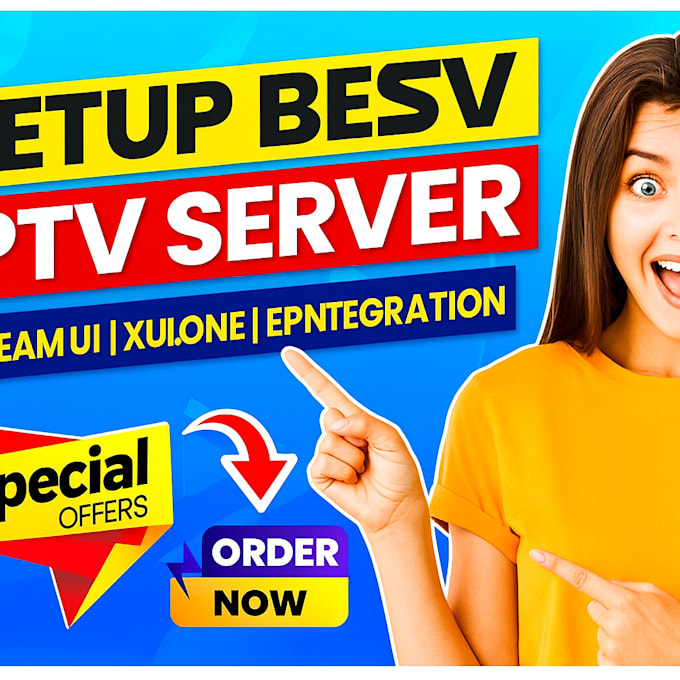 Setup best iptv server, xtream ui, xui one, epg integration by Horlary_tv | Fiverr