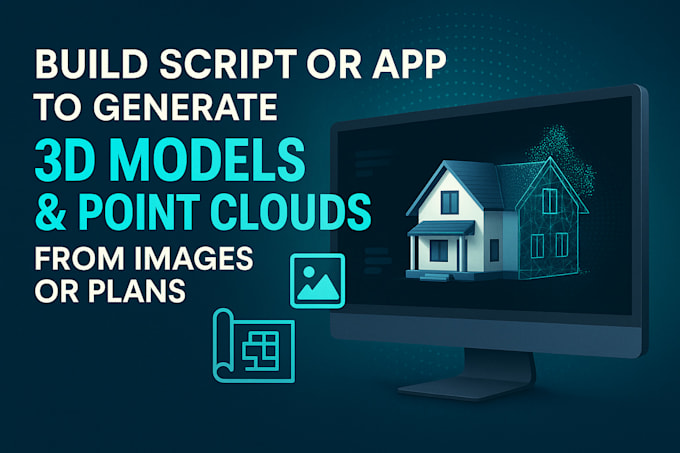 Build script or app to generate 3d models and point clouds from images ...