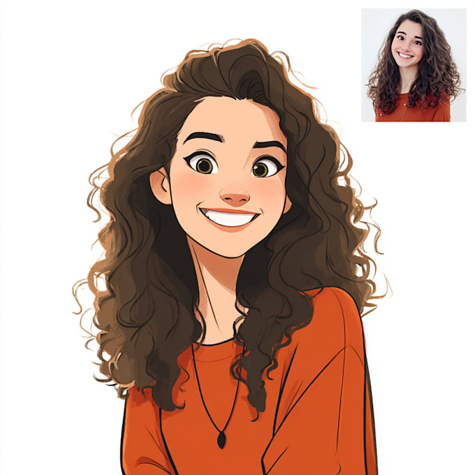 Draw your toon me anime cartoon portrait by Talaniele | Fiverr