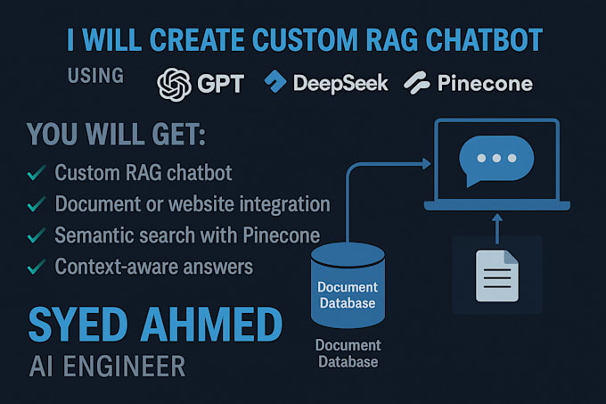 Create custom rag chatbot using gpt, deepseek and pinecone by ...