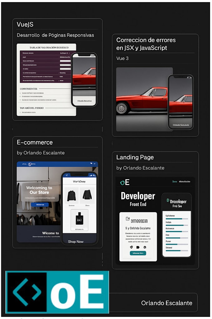 Design custom responsive front end with html css javascript by O ...
