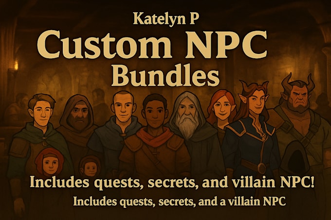 Create unique ready to use npcs for your dnd 5e campaign by ...