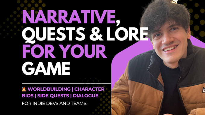 Write quests, lore, or narrative content for your game by Leooliveira1 | Fiverr