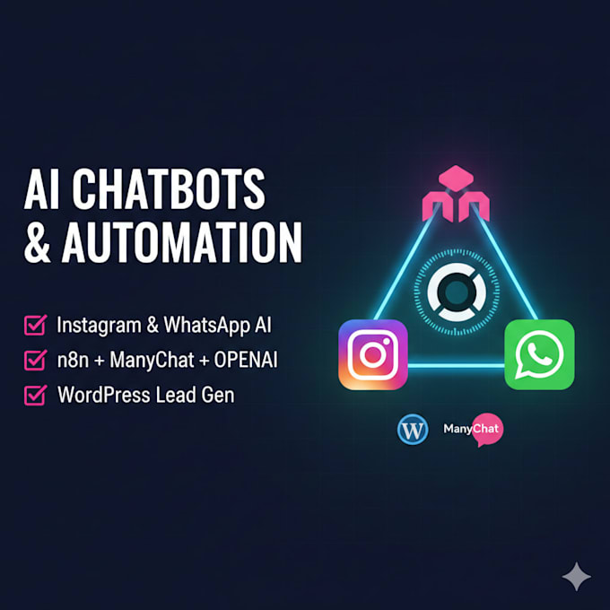 Create instagram chatbot, n8n wordpress integration, whatsapp bot, n8n ...