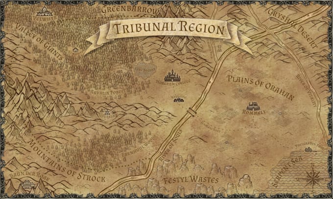 Create your ttrpg map by Elihovorka | Fiverr