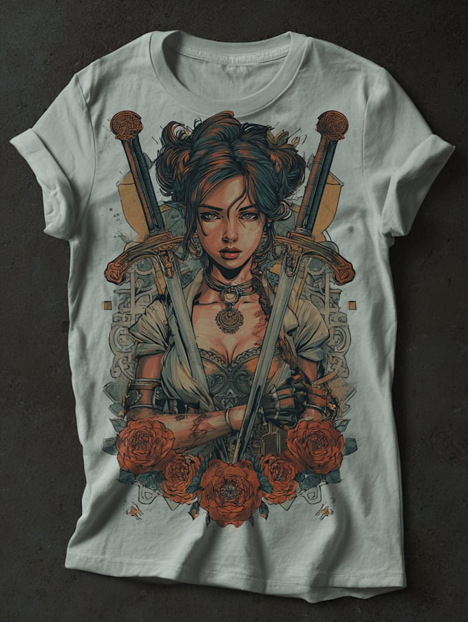 Design custom graphic t shirt design and bulk tshirts by Tyriqzxcvbm | Fiverr