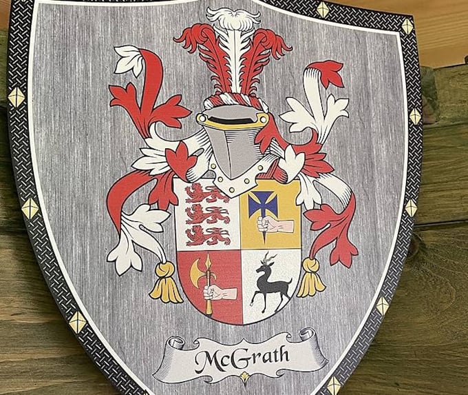 Create modern shield crest heraldry logo design by Evelina_henriks | Fiverr