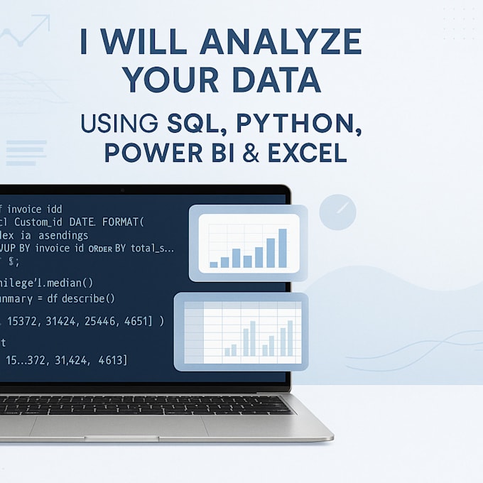 Analyze your data and create dashboards in power bi, excel, or python by Assem1493 | Fiverr