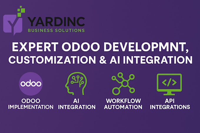 Provide expert odoo development, customization and ai integration services by Kamasteve | Fiverr