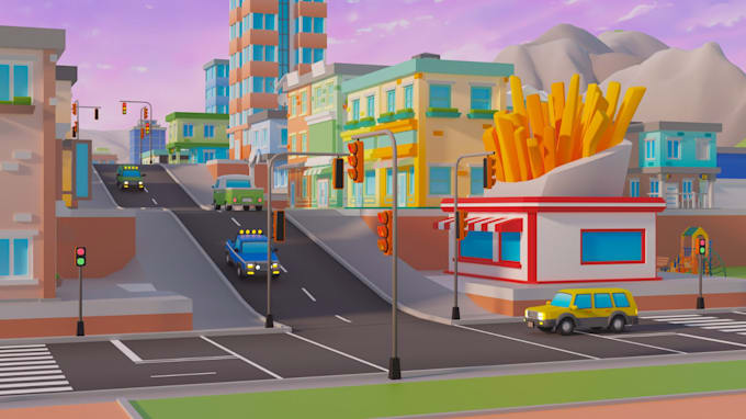 Build low poly roblox map, roblox game 3d model as an expert roblox map ...