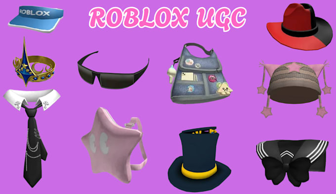 Design custom roblox ugc accessories, roblox hair, ugc accessories ...