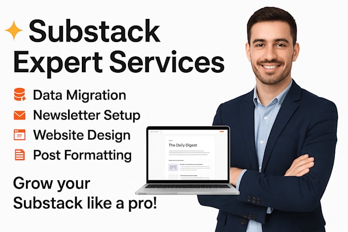 Do substack data migration,substack website, substack newsletter ...