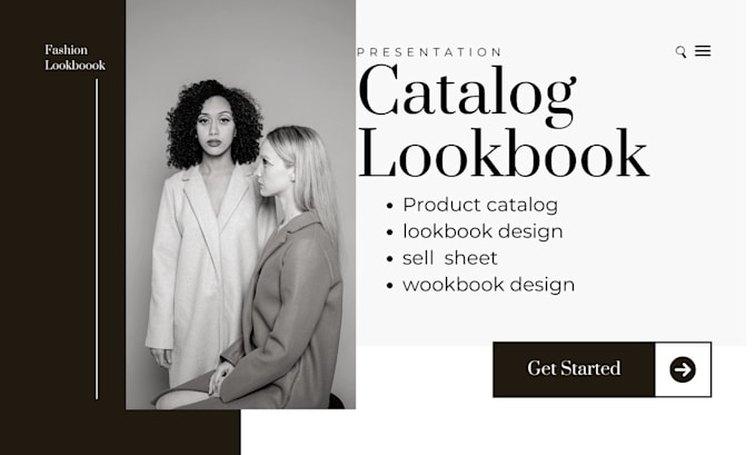 Diseño de catálogo de productos, lookbook profesional, hoja de líneas ...