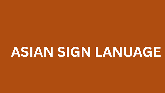 Do asign sign language by Salesproexploit | Fiverr