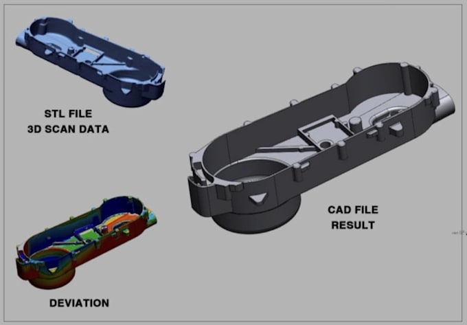 Repair 3d scan reverse engineering stl scan to cad model for 3d printing by Daniel_luuna | Fiverr