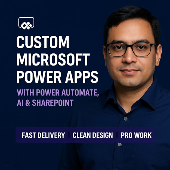 Develop custom microsoft powerapps app on power platform power automate ai apps by Mhizrahmat ...