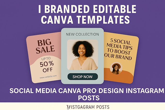 Create Branded Canva Templates Social Media Canva Pro Design Instagram