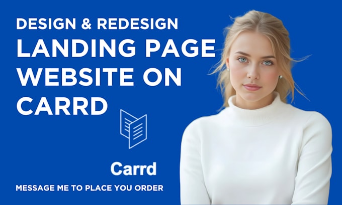 Design a beautiful and responsive landing page with carrd, carrd ...