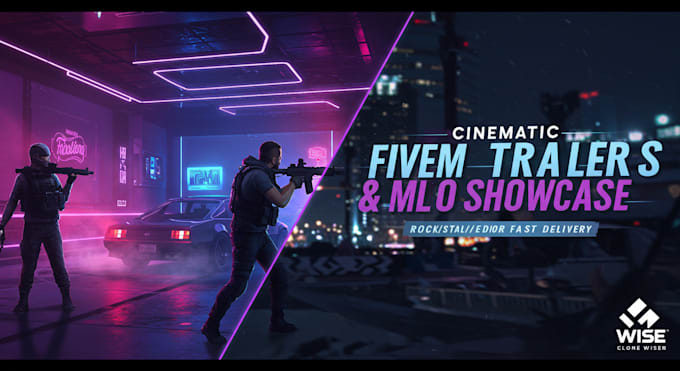 Trailer di fivem, schermata di caricamento di fivem, logo animato di ...