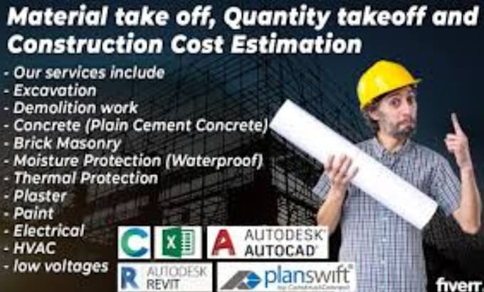Do quantity take off, cost and material estimation for construction ...