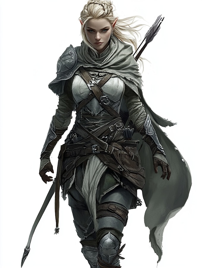 Draw a dnd character art or dnd character illustration by Marcelfdoc ...