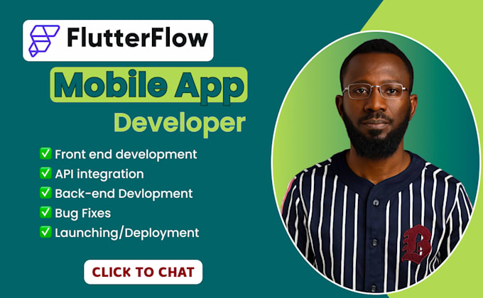 Be your flutterflow mobile app developer, flutterflow mobile app fintech app by Will_moor | Fiverr