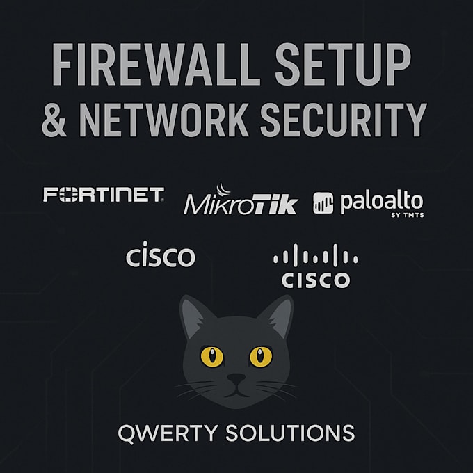 Configure your firewall fortigate, mikrotik, palo alto or cisco by Marbustelo | Fiverr