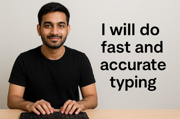 Do fast and accurate typing by Protypingservic | Fiverr