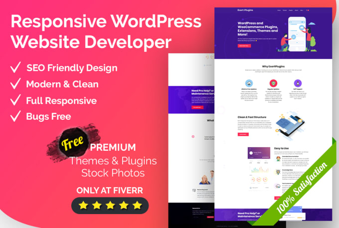 Design a fully responsive wordpress business website by Ifisuvro | Fiverr