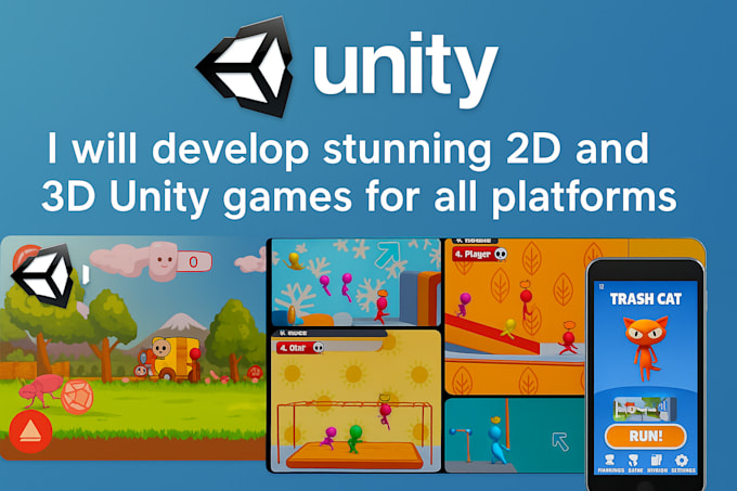 Create stunning 2d and 3d unity games by Mhs_4ever | Fiverr