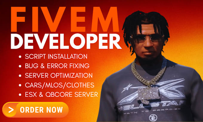 Make custom fivem script, ped, scripts, gta, qbcore, fivem dev, mlo, roleplay by Alphaman6 | Fiverr