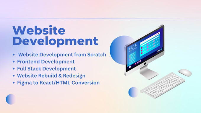 Do front end web development using html css react javascript by Karar_hussain | Fiverr