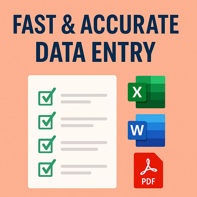 Do fast and accurate data entry in excel, word, or google sheets by ...