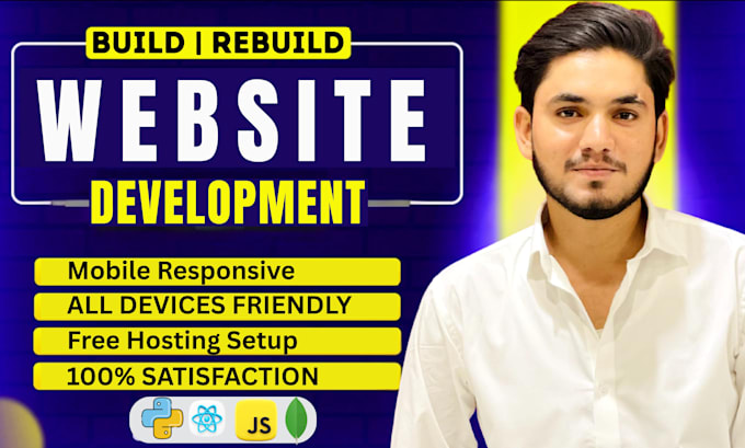 Build or rebuild responsive website development as a full stack web developer by Samiullah_khan3 ...