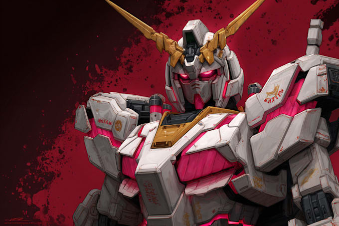 Draw gundam, transformer, robot, armor, and mecha, concept by ...