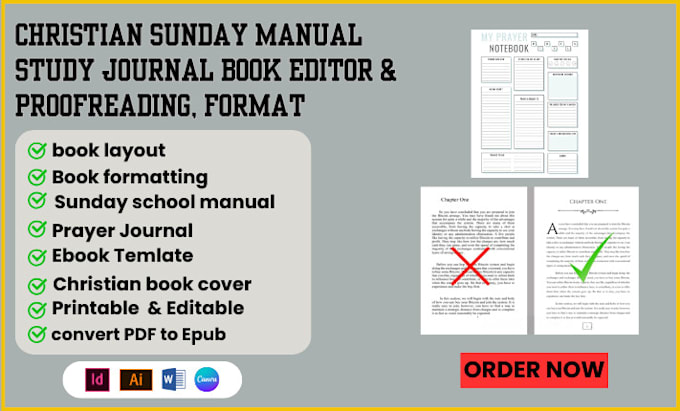 Edit, proofread christian sunday school devotional prayer, lesson plan ...