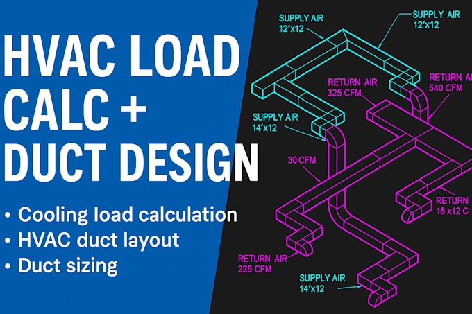 Full mep design hvac duct, plumbing, electrical layout schedules in usa ...
