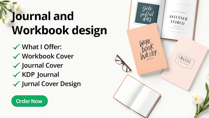 Create a beautiful and branded journal or planner design by Open_books ...