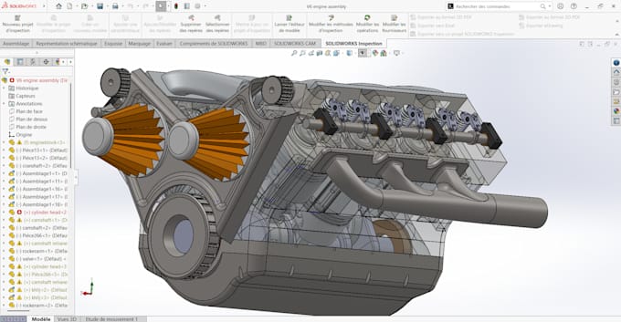 Create high precision 3d cad models technical drawings simulations solidworks by Khalid_id_bihi ...