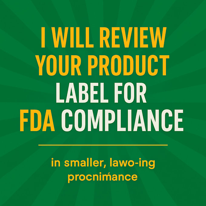 Review your product label for fda compliance and required warnings by ...